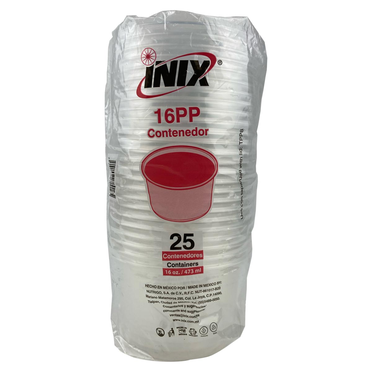 Contenedor 16pp Inix – www.reni.mx